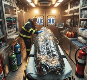 USOS DE LA MANTA TERMICA EN EMERGENCIAS - Ambulancias Life